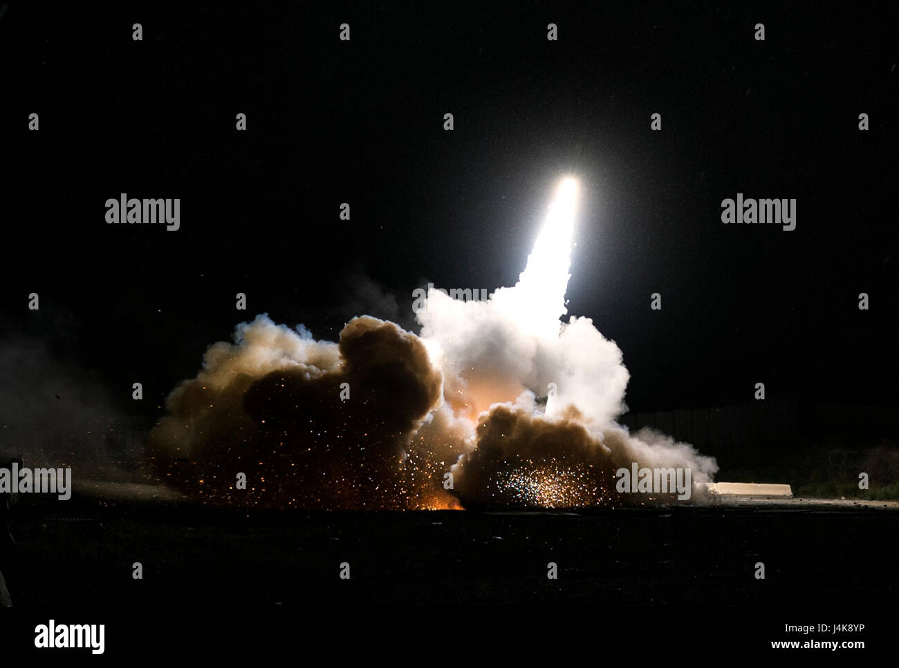 U.S. Army Soldiers operate a HIMARS rocket system in Afghanistan to ...
