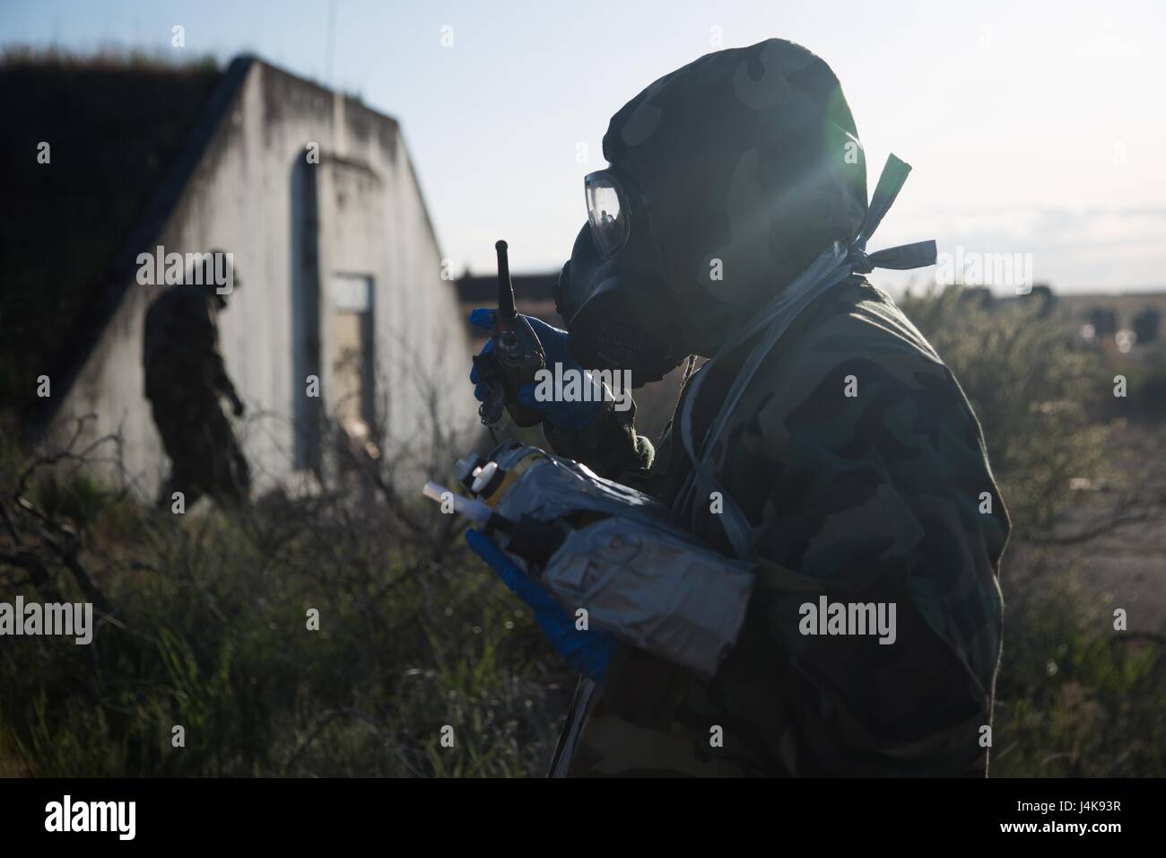 Soldiers from the 48th Chemical Brigade, including the 172nd CBRN ...