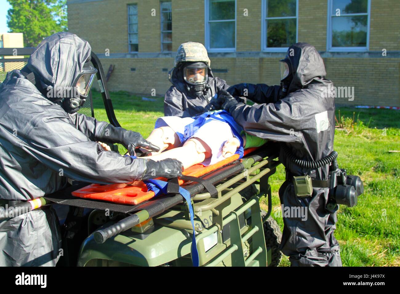 Soldiers with the 414th Chemical, Biological, Radiological, Nuclear ...