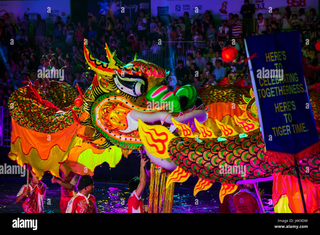 Chingay Festival 2012 in Singapore Stock Photo - Alamy
