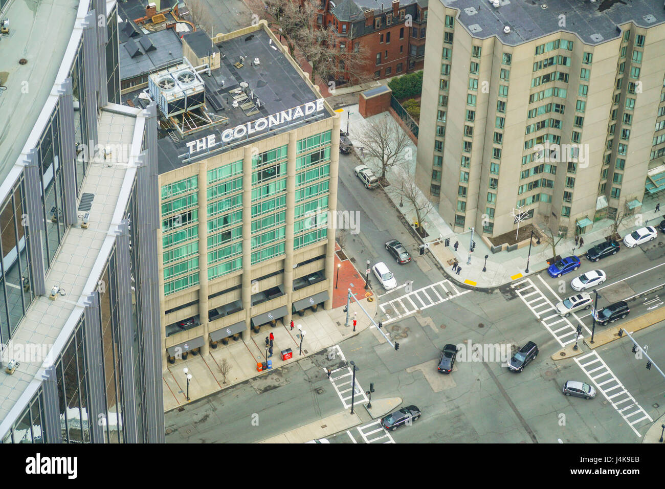 The Colonnade in Boston Midtown - BOSTON , MASSACHUSETTS Stock Photo ...