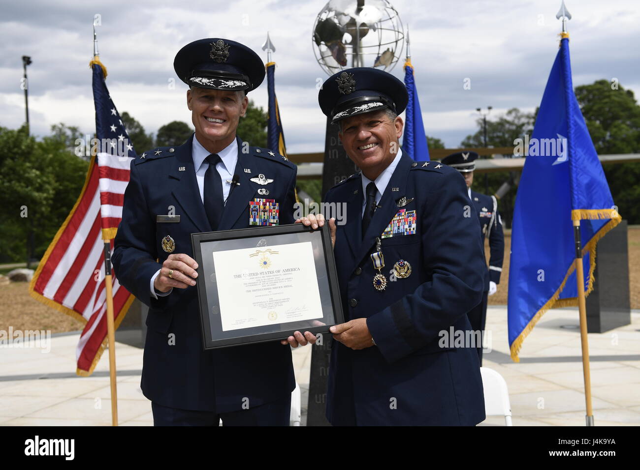 U.S. Air Force Maj. Gen. (Ret.) Brian Neal (left), former Deputy ...