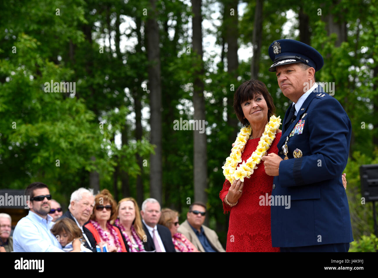 U.S. Air Force Maj. Gen. Todd Kelly (right), Air National Guard ...