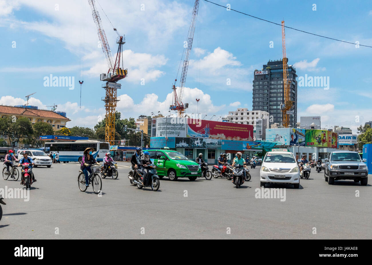 Street life in Saigon Vietnam Stock Photo - Alamy