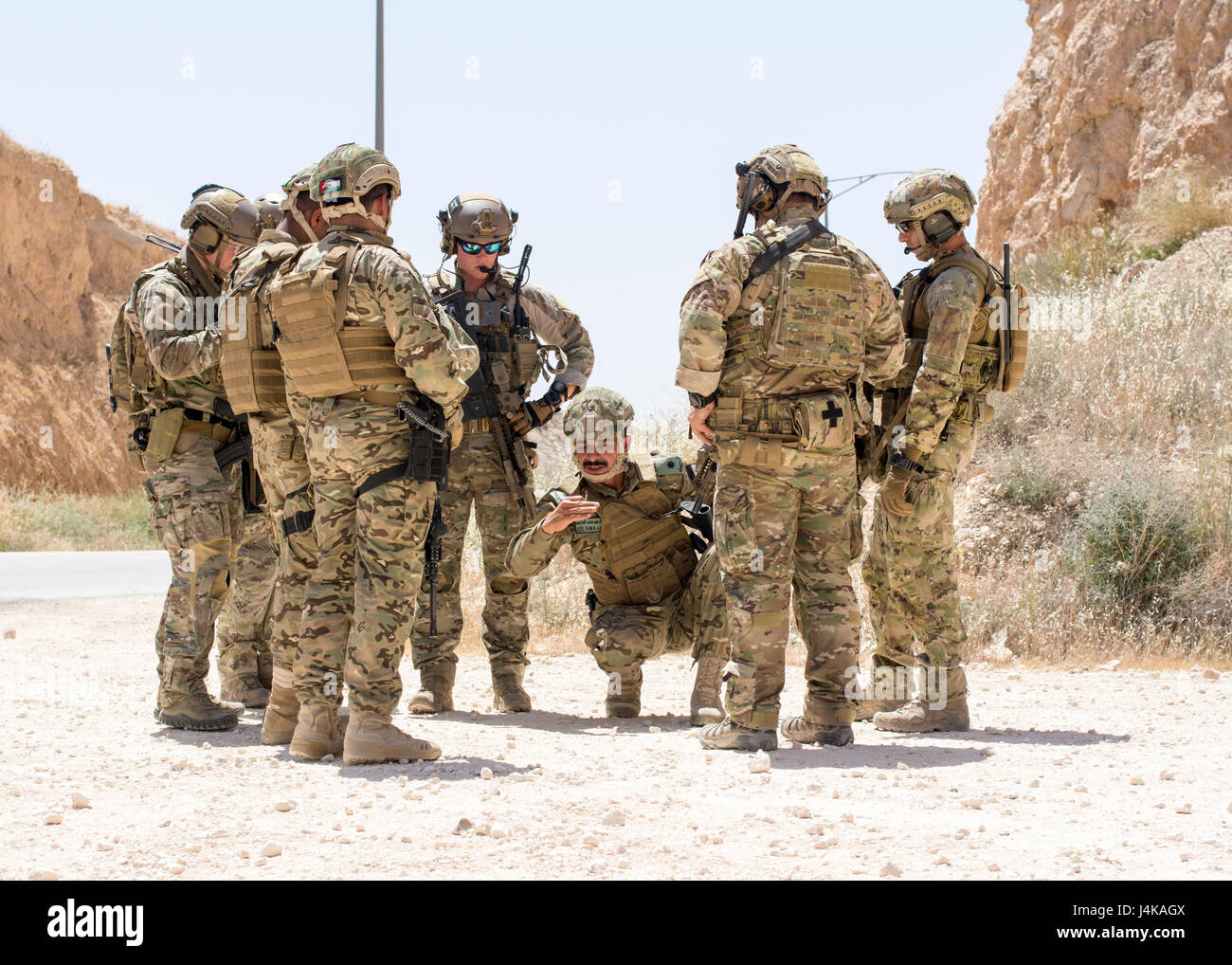 AMMAN, Jordan (May 8, 2017) Members of the Air Force Special Operation ...