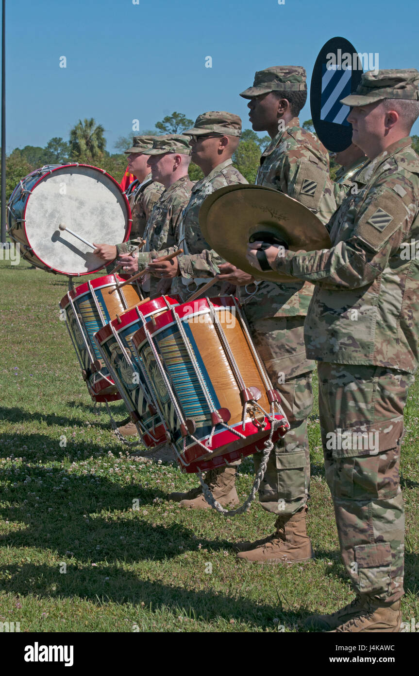 The 3rd Infantry Division band performs during the division’s change of ...