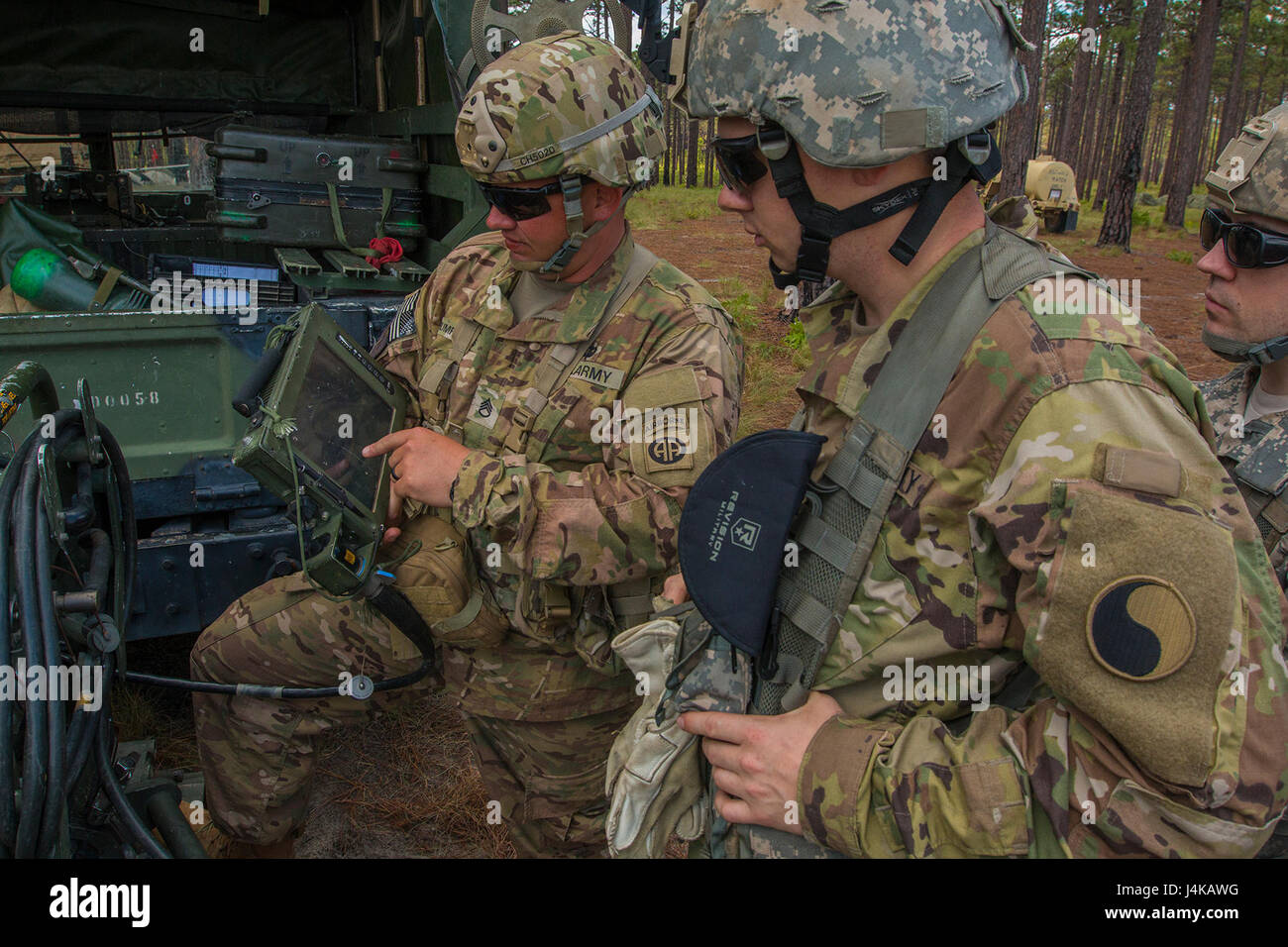 Virginia National Guard Soldiers from the 1st Battalion, 111th Field ...