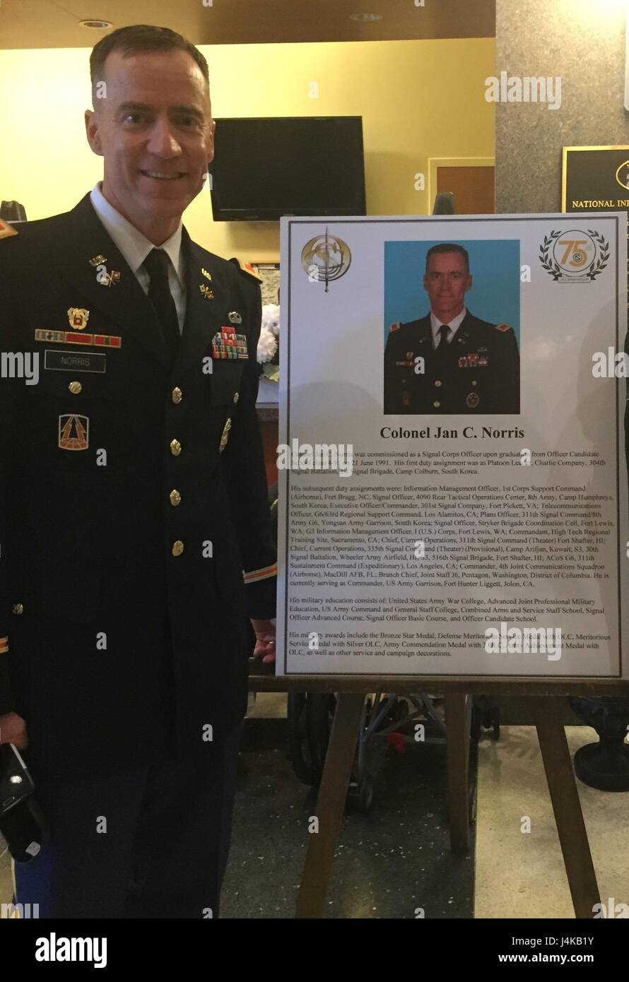 On May 8, 2017, Fort Hunter Liggett's Commander, Col. Jan C. Norris ...