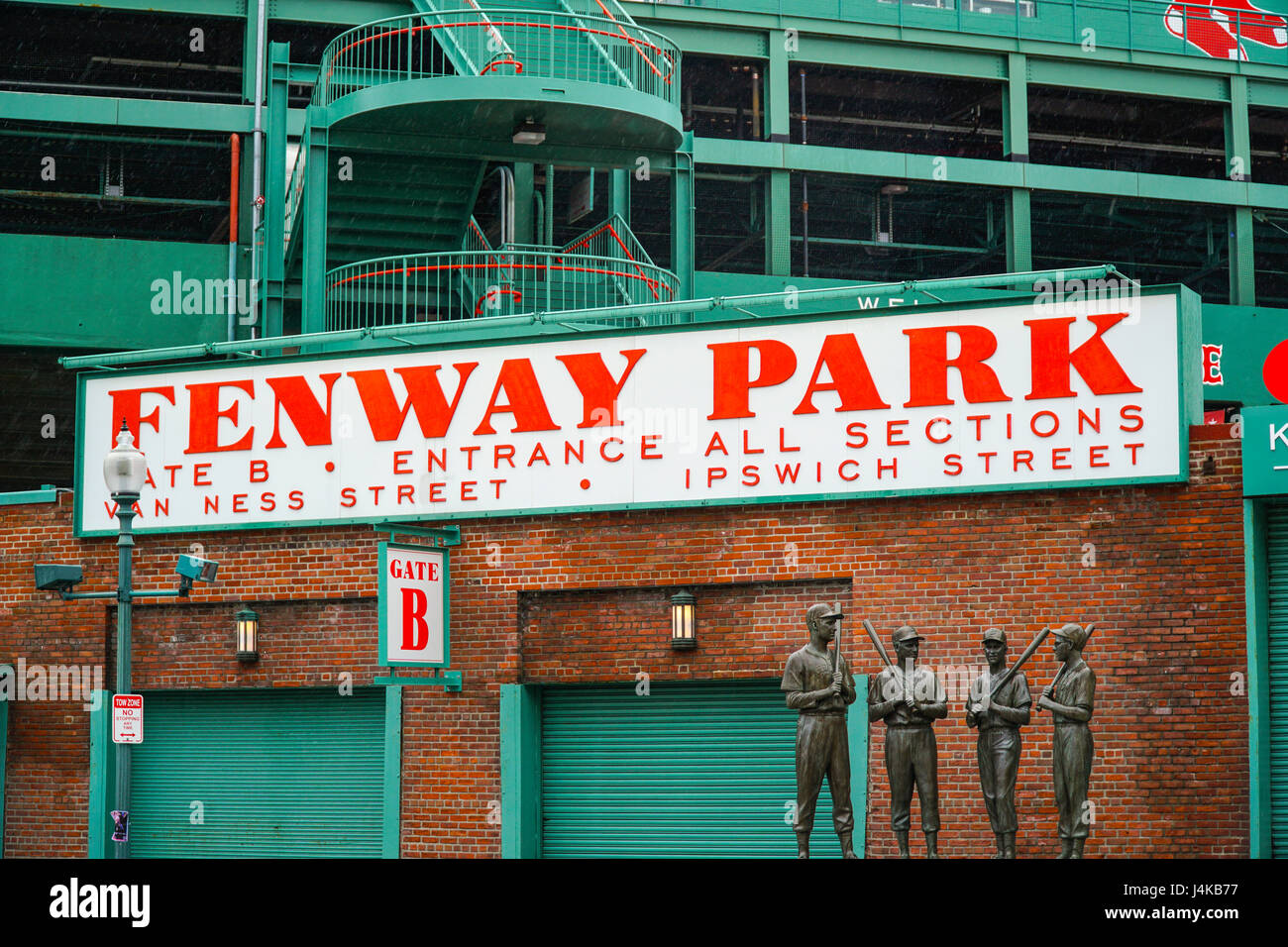 A famous landmark in Boston - Fenway Park - BOSTON , MASSACHUSETTS ...
