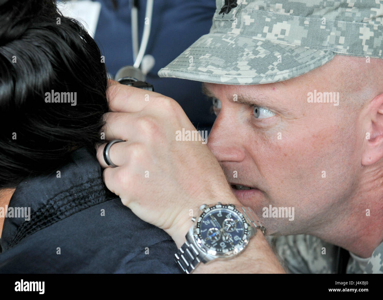 U.S. Army Lt. Col. Derrick Kooker, a medical provider with the Wyoming ...