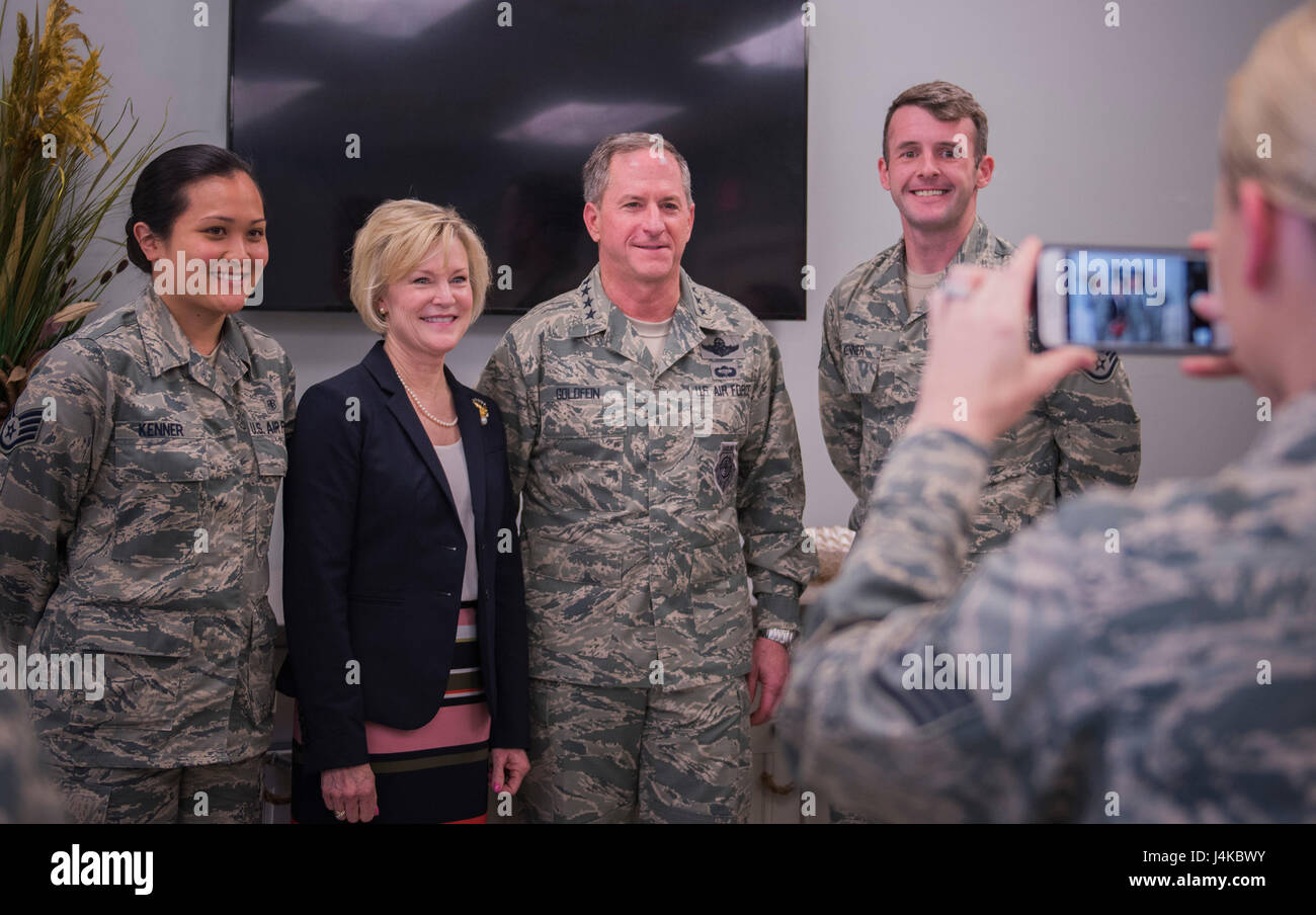 Air Force Chief of Staff Gen. David L. Goldfein and his spouse, Dawn ...