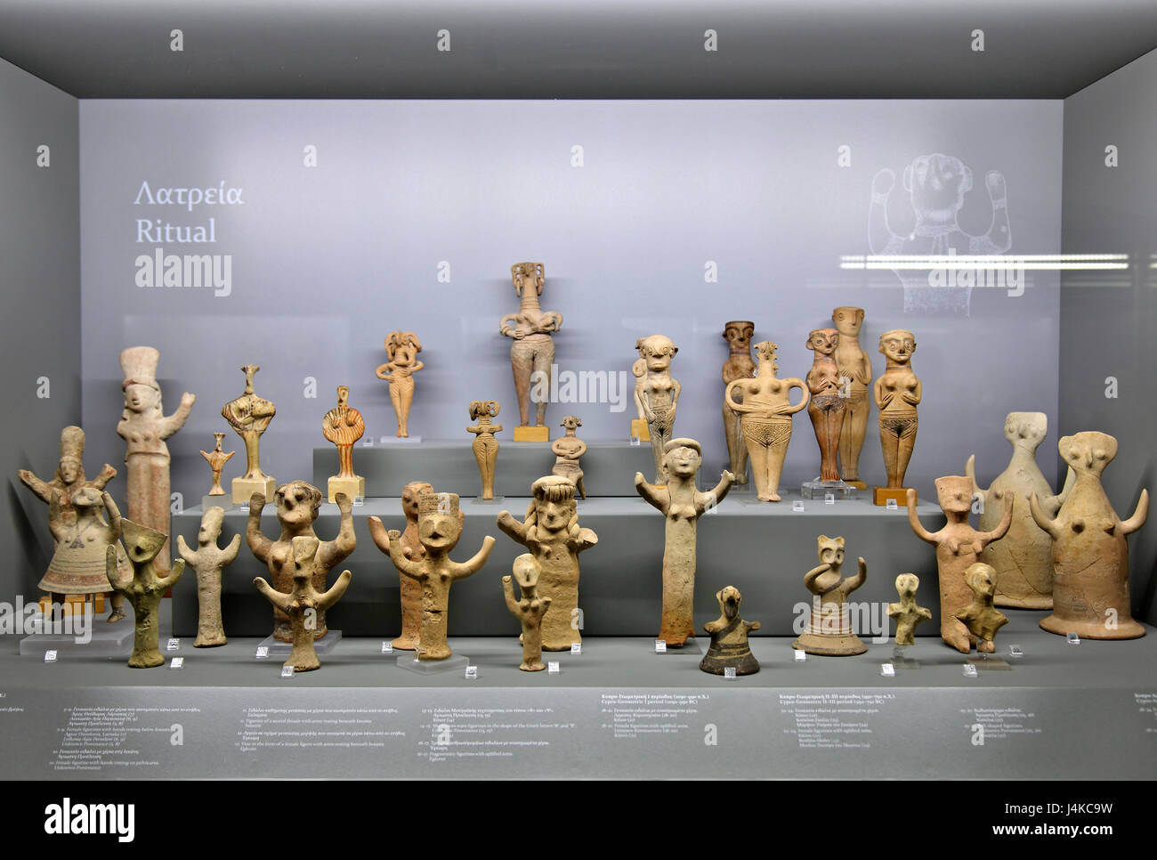 Female ritual figurines with uplifted hands in the Cyprus ...