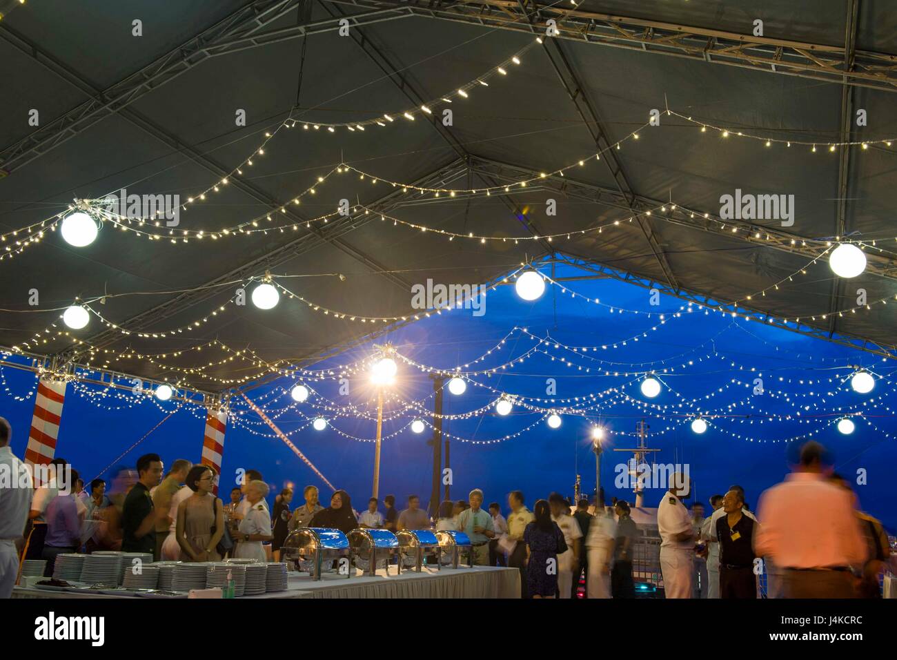 170510-N-SF984-003 DA NANG, Vietnam (May 10, 2017) Guests enjoy a ...