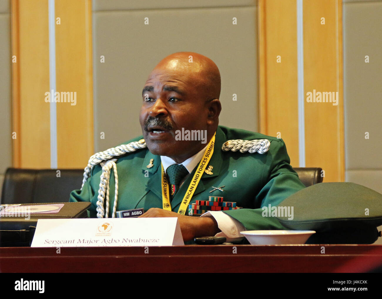 Sgt. Maj. Agbo Nwabueze, the Army Headquarters Regimental senior ...