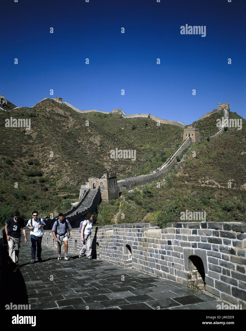 China, Peking, the Great Wall of China, tourist Beijing, Changcheng ...