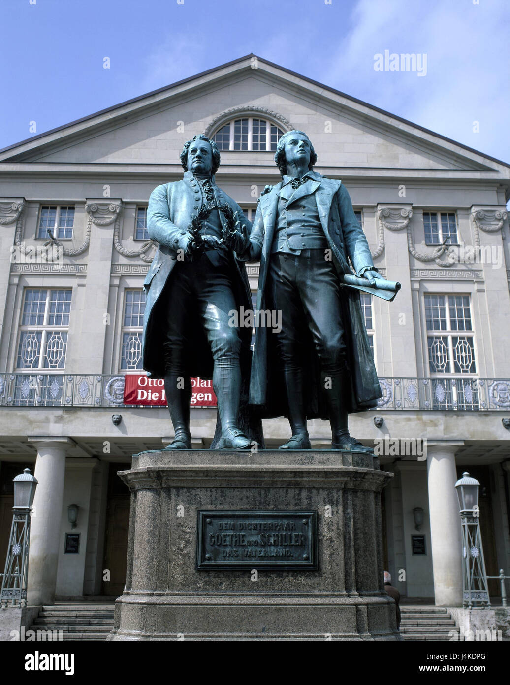 Germany, Thuringia, Weimar, German national theatre, Goethe's shimmer ...