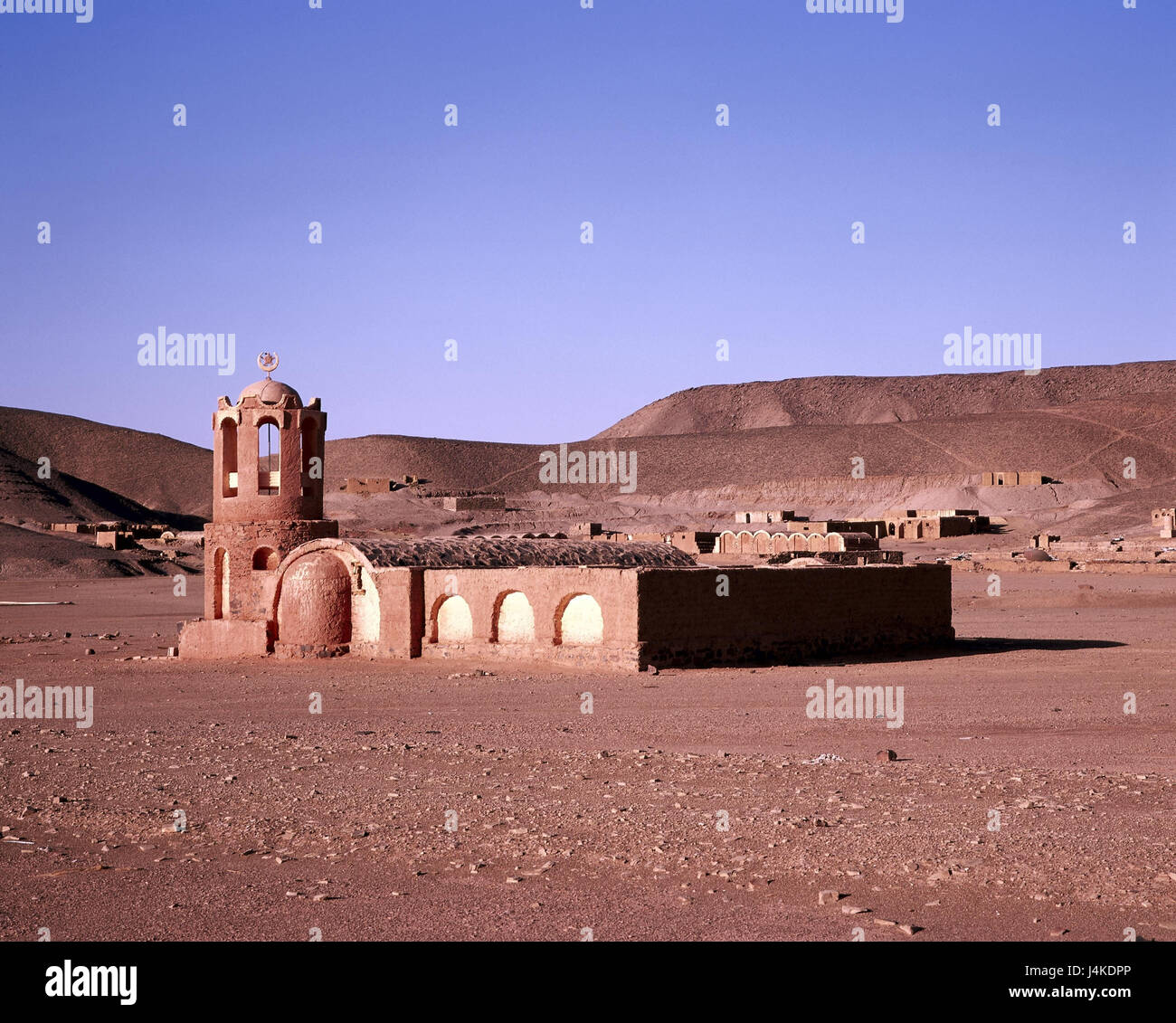 Algeria, Sahara, Tassili N'Ajjer national park, close Arrikinie, mosque ...