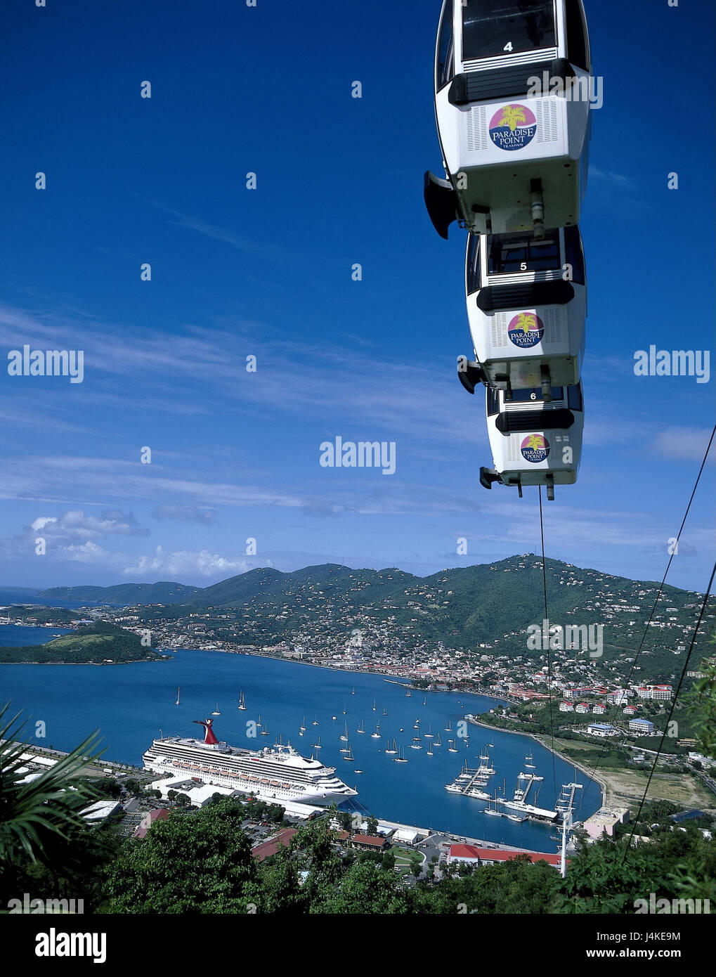 Cable car west indian islands hi-res stock photography and images - Alamy