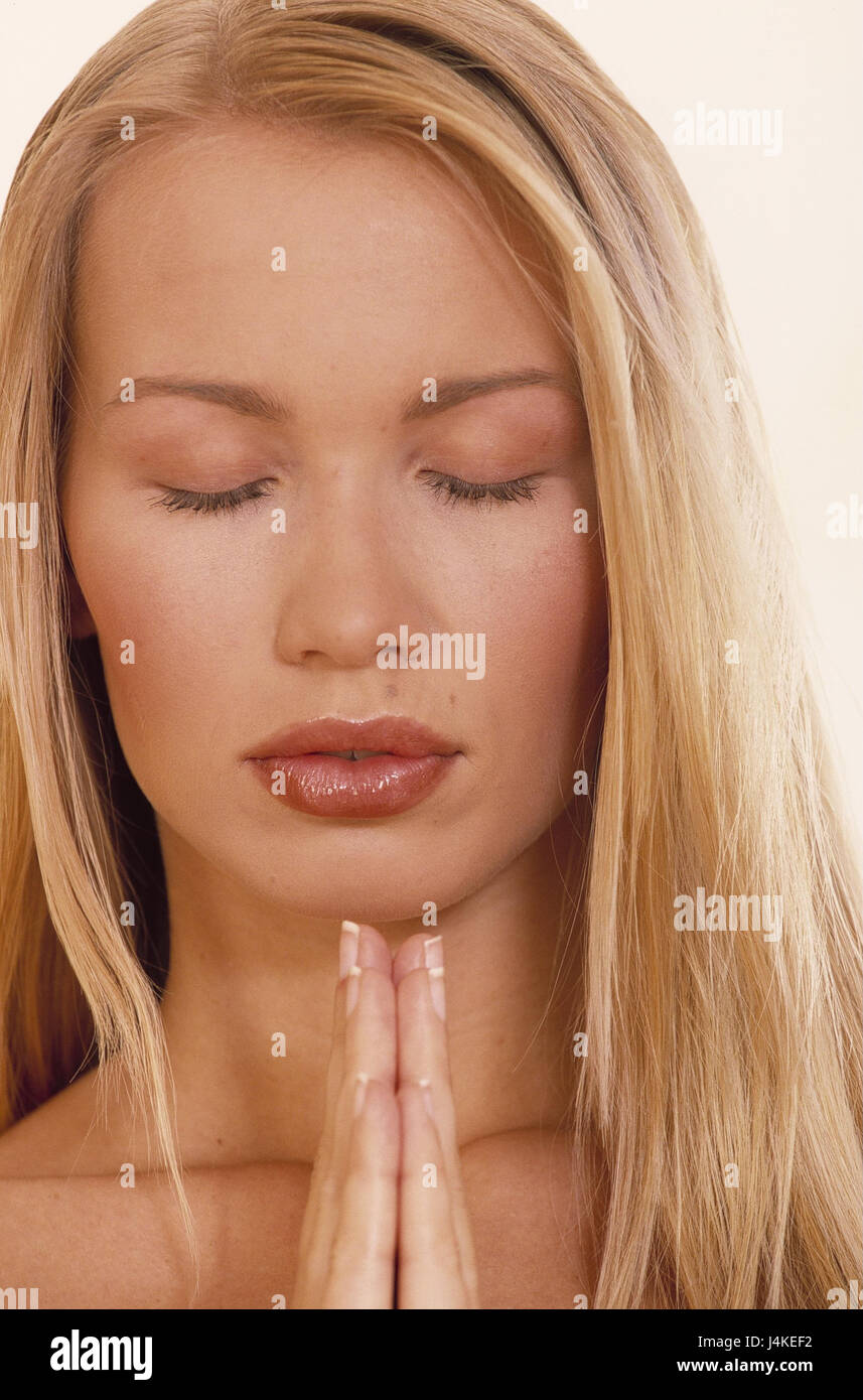 Pious portrait hi-res stock photography and images - Alamy
