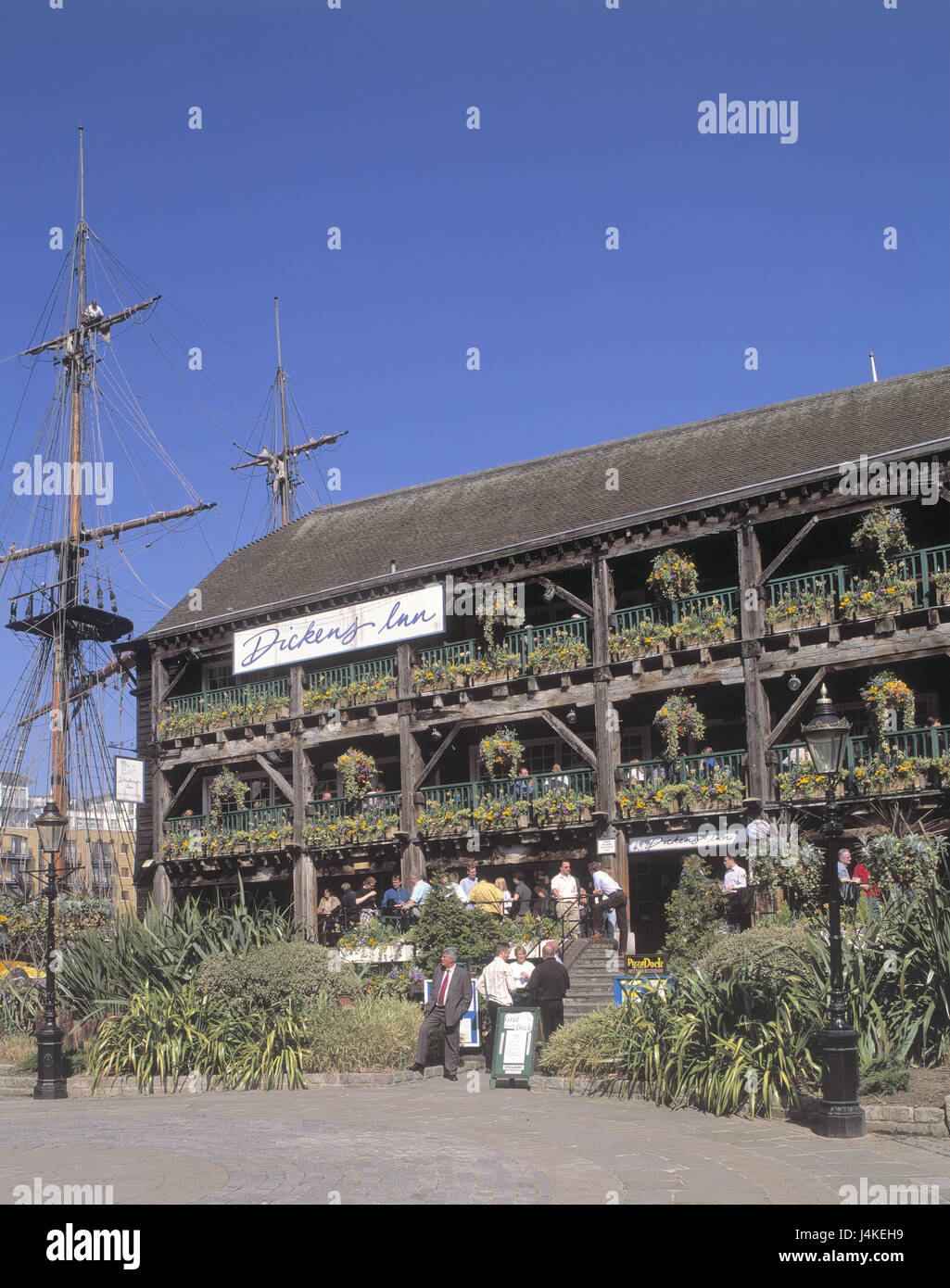 Great Britain, England, London, St. Katherine of dock, Dickens Inn ...
