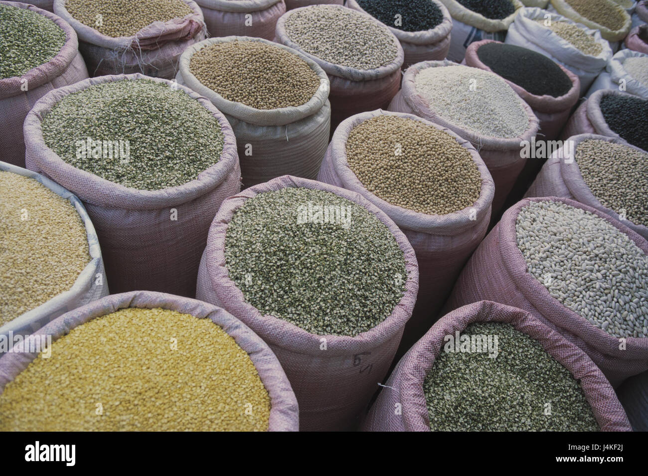 Vietnam, Ho Chi Minh City, Cho Lon, market, sales, peas South-East Asia ...