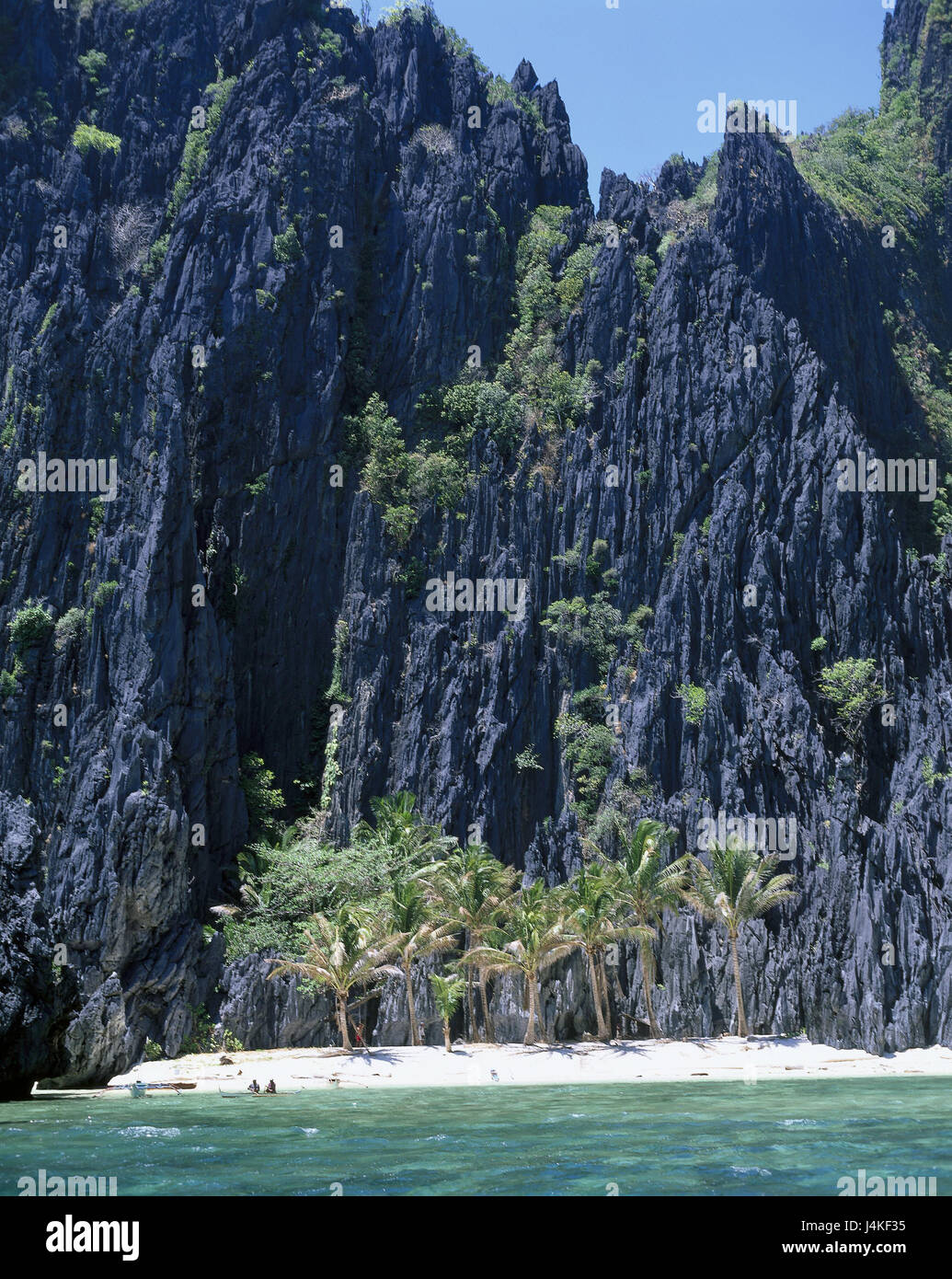 The Philippines, island Palawan, Pelugaban Beach, bile coast, beach ...
