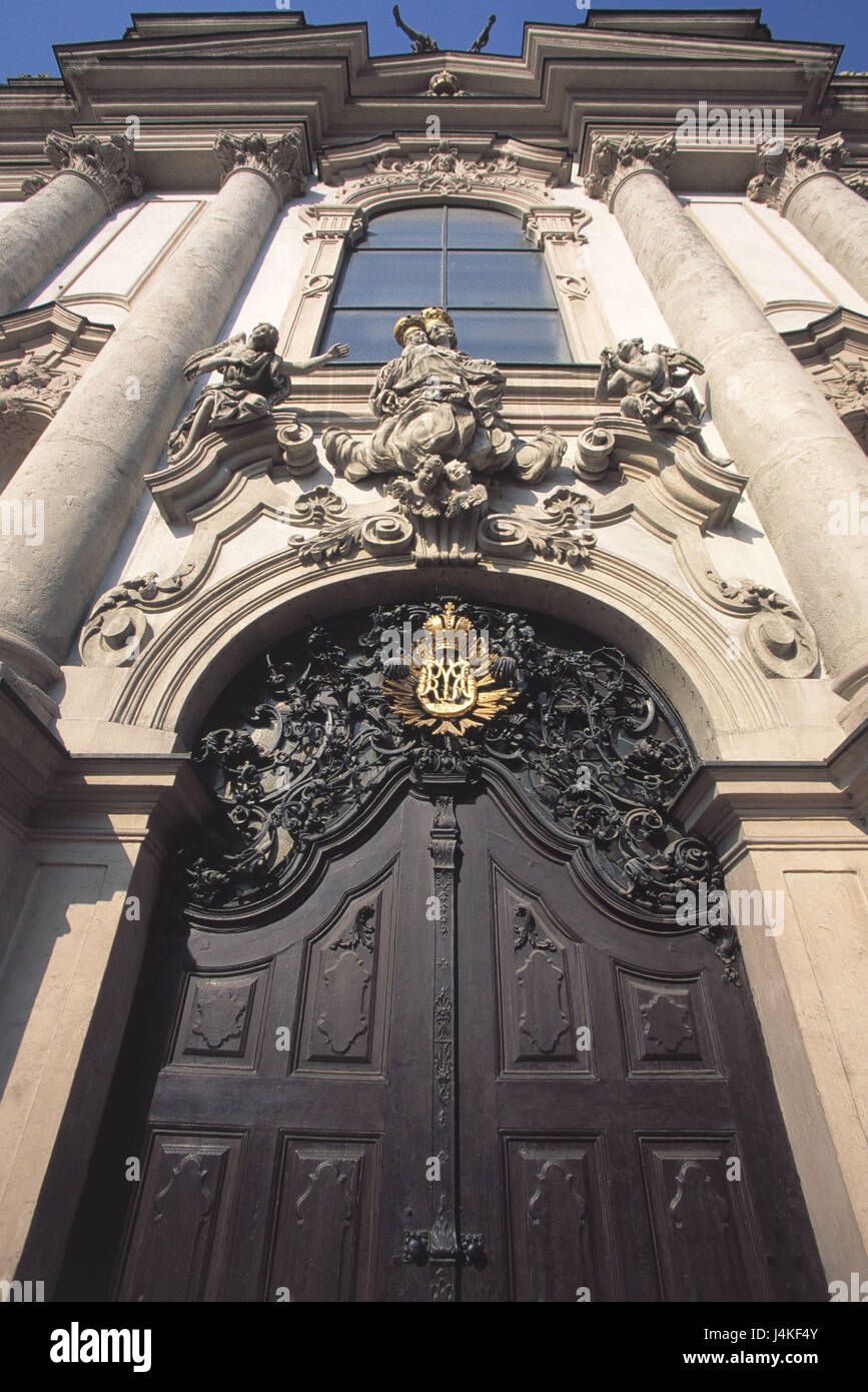 Austria, Styria, Graz, Mariahilfkirche, portal Europe, town, town ...