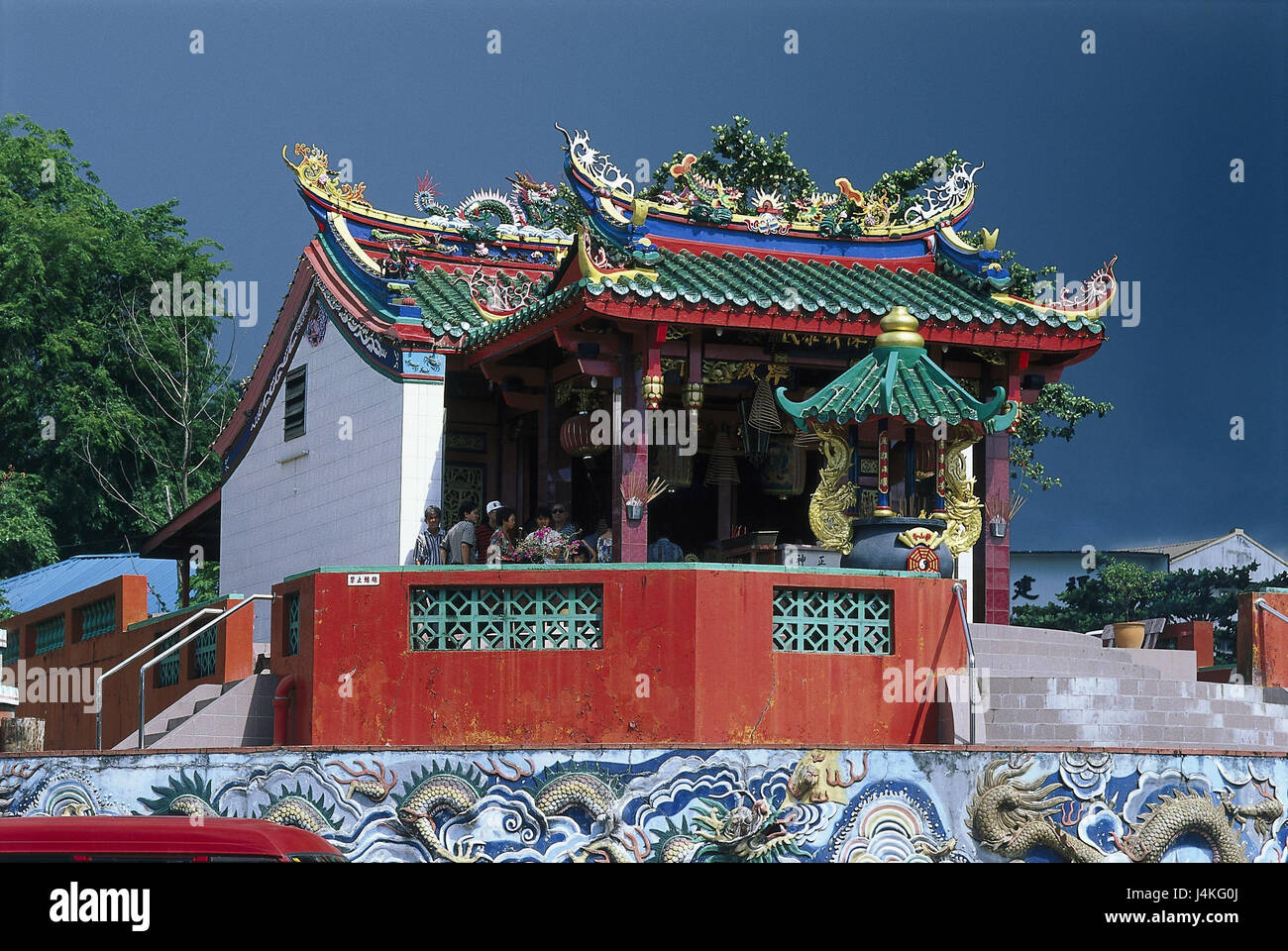 Malaysia, Sarawak, Kuching, temple, Tua Pek Kong Insel Borneo, state ...