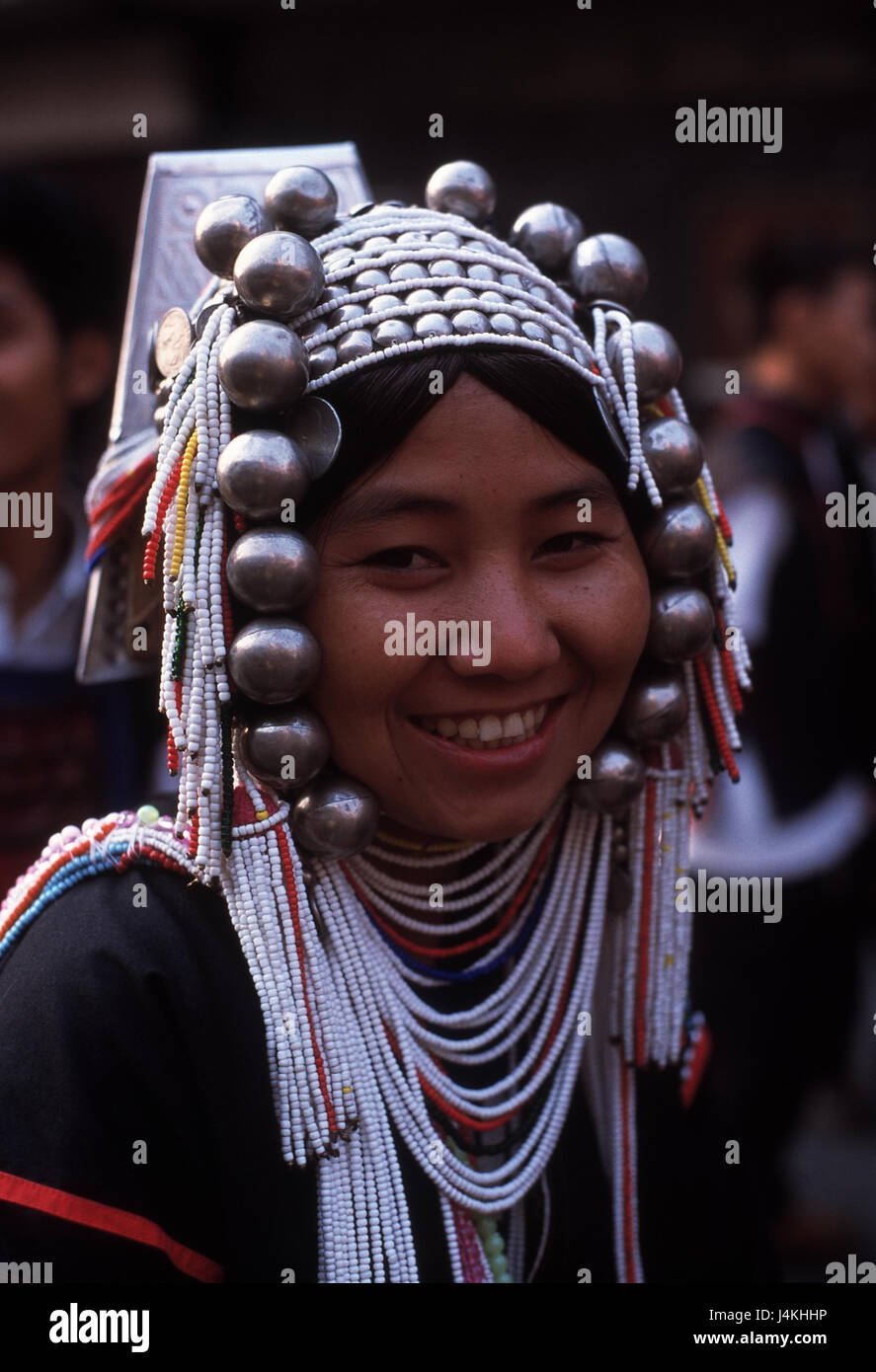 Thailand, golden top corner, national strain, Akha Hilltribe, woman ...