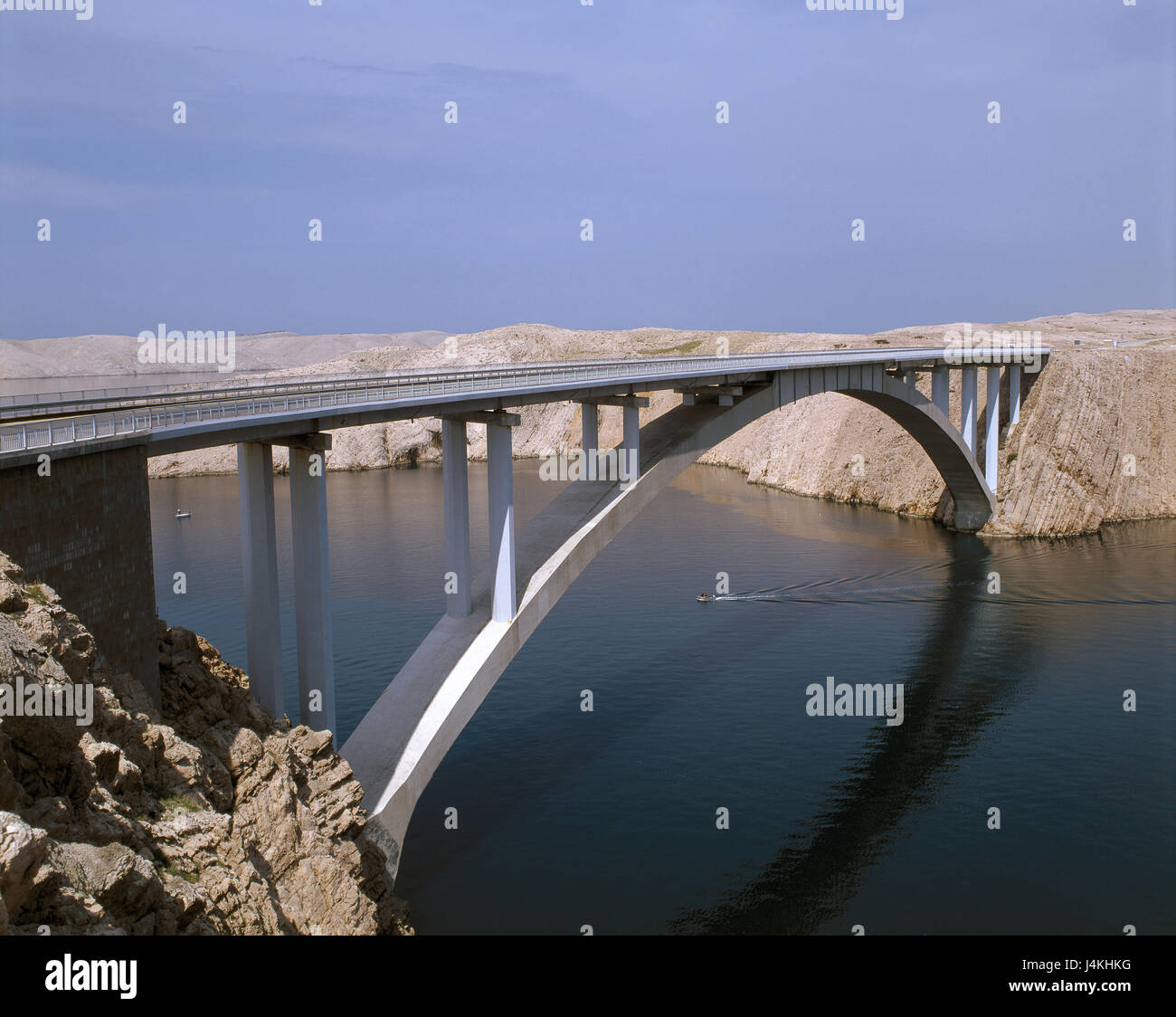 Pag bridge to the mainland hi-res stock photography and images - Alamy