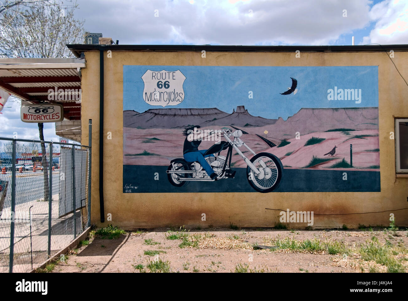 Motorcycle mural hi-res stock photography and images - Alamy