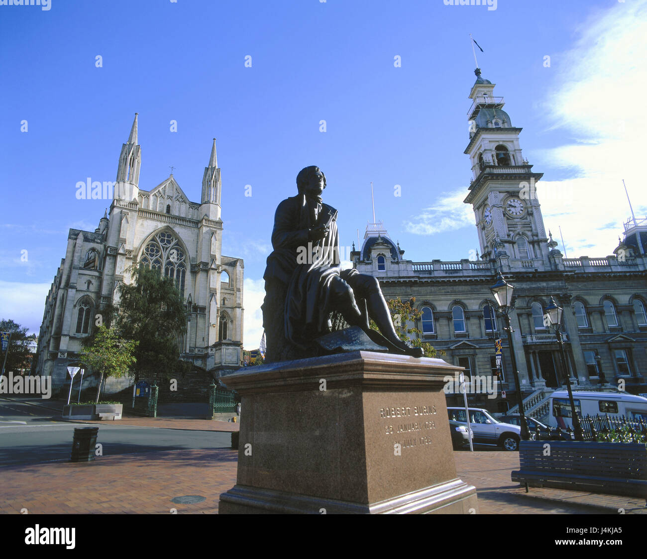 New Zealand, south island, Dunedin, St. Paul's Cathedral, Octagon ...