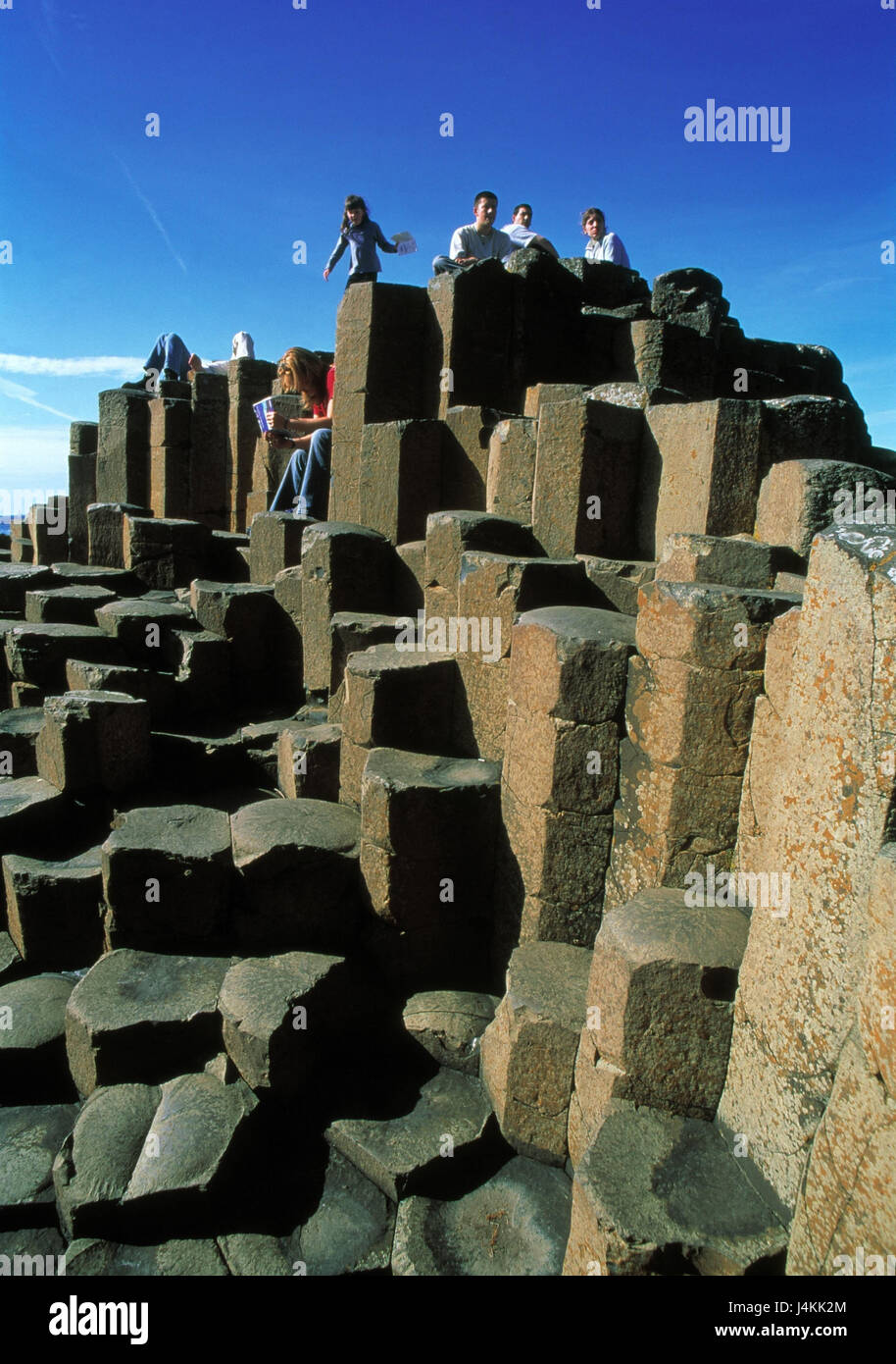 Basalt Ireland The Giant's Causeway In Northern Ireland. Hexagonal