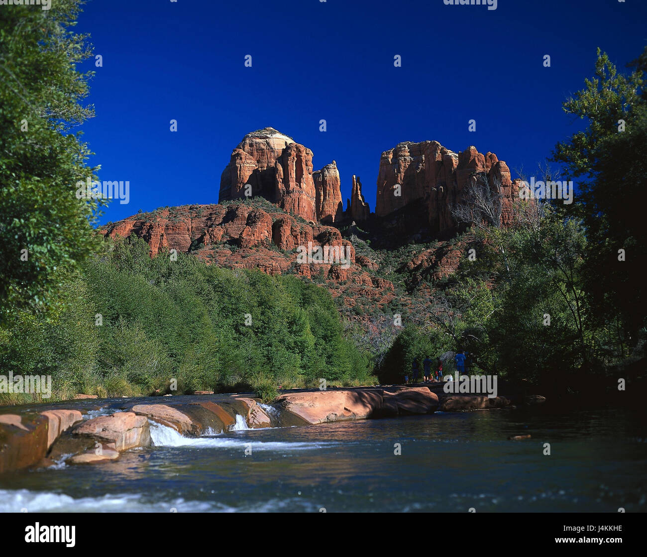 The USA, Arizona, Sedona, Red rock State park, Cathedral rock America ...