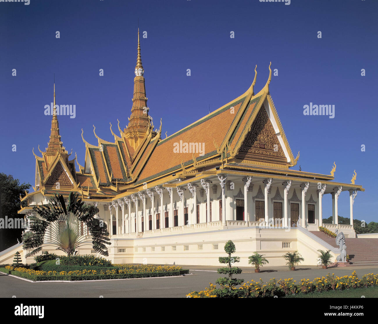 Cambodia, Phnom Penh, king's palace Asia, town, capital, king's palace ...