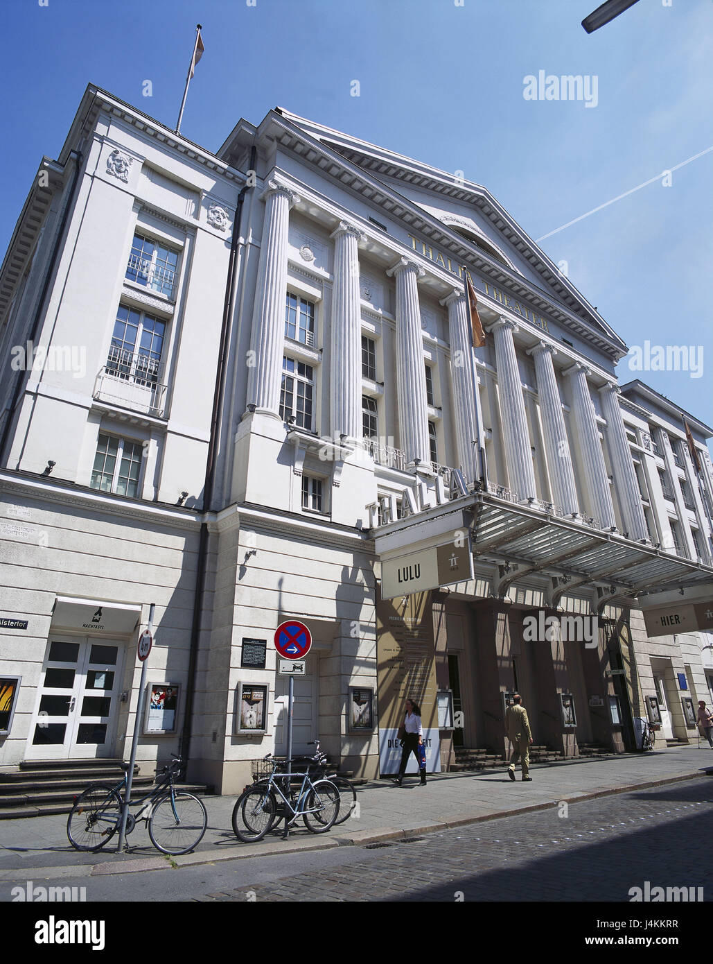 Germany, Hamburg, Thalia theatre, facade Europe, North Germany ...
