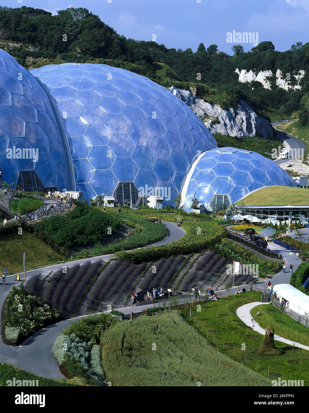 Great Britain, south narrow country, Cornwall, Eden project, detail ...