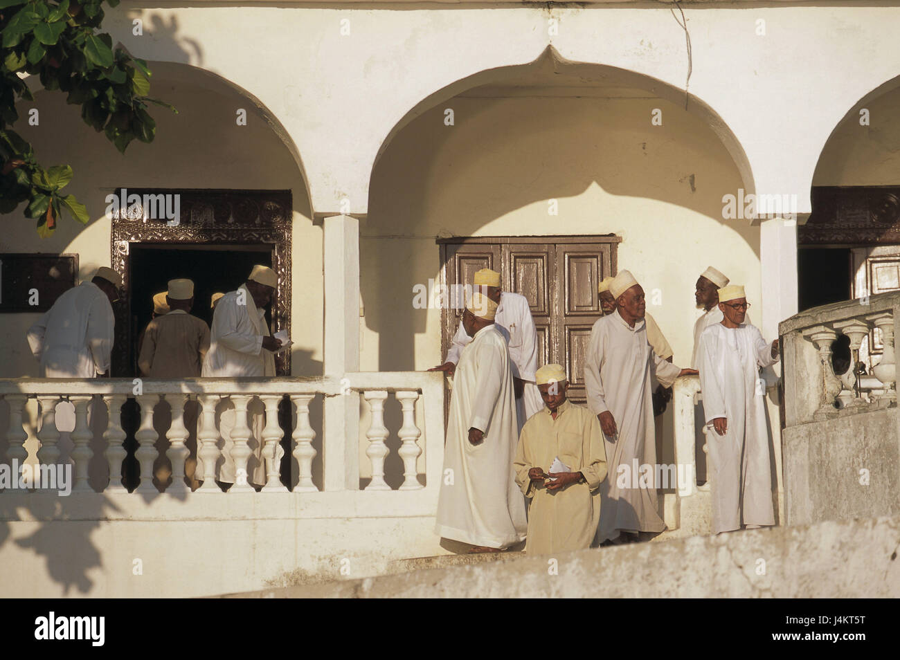 The Comoro Archipelago, island Grand Comore, Moroni, mosque, exit ...