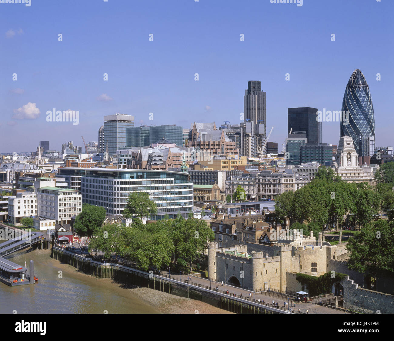 Great Britain, London, town view, the Thames Europe, England, town ...