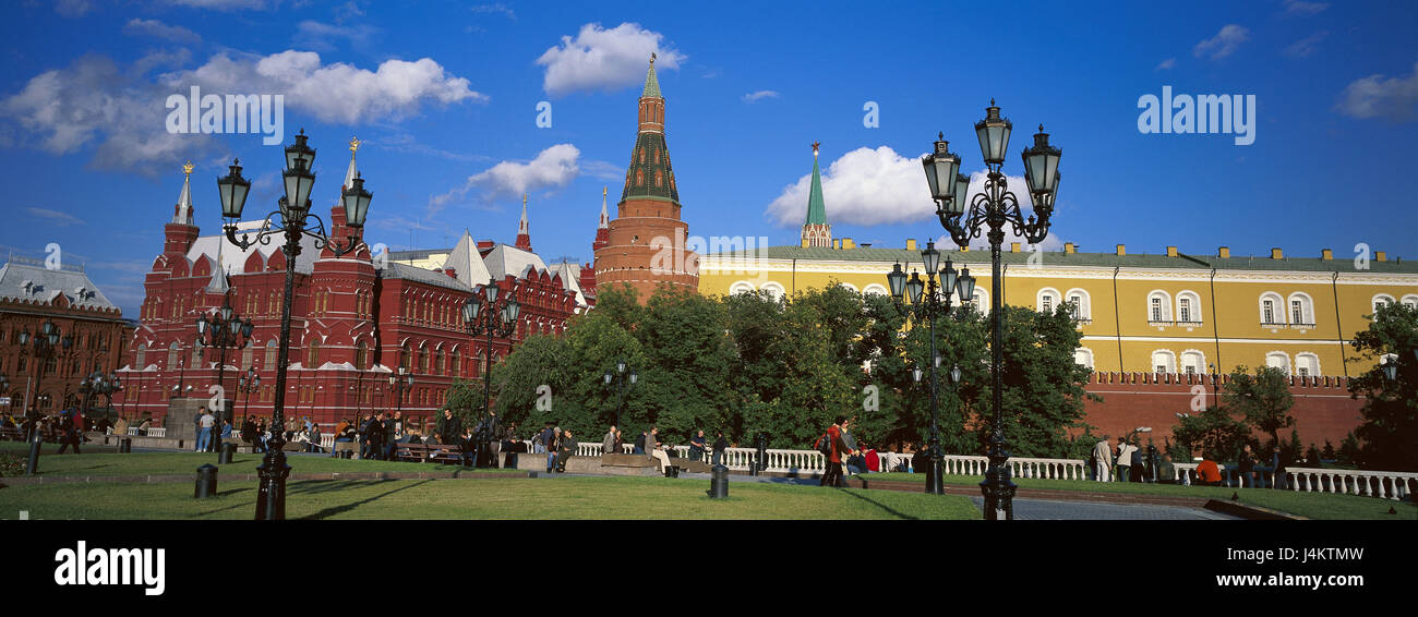 Russia, Moscow, manege square, Lenin museum, historical museum, Kremlin ...