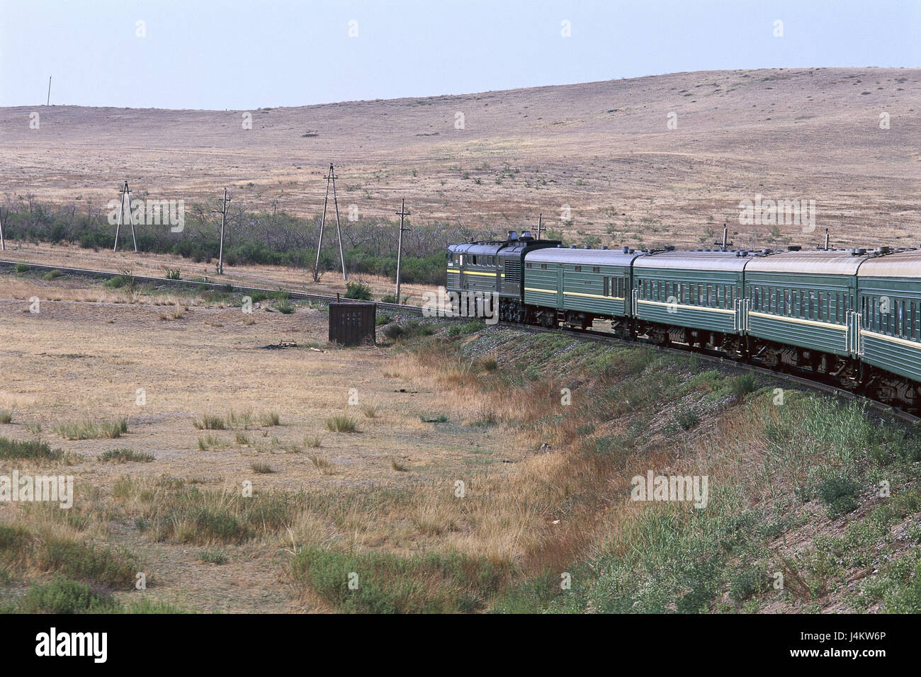 Russia, Siberia, scenery, trans-Siberian railway trans-Siberia express ...