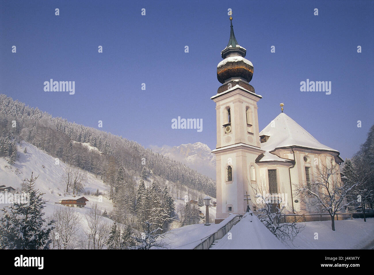 Germany, Bavaria, Berchtesgadener country, Maria Gern, pilgrimage ...