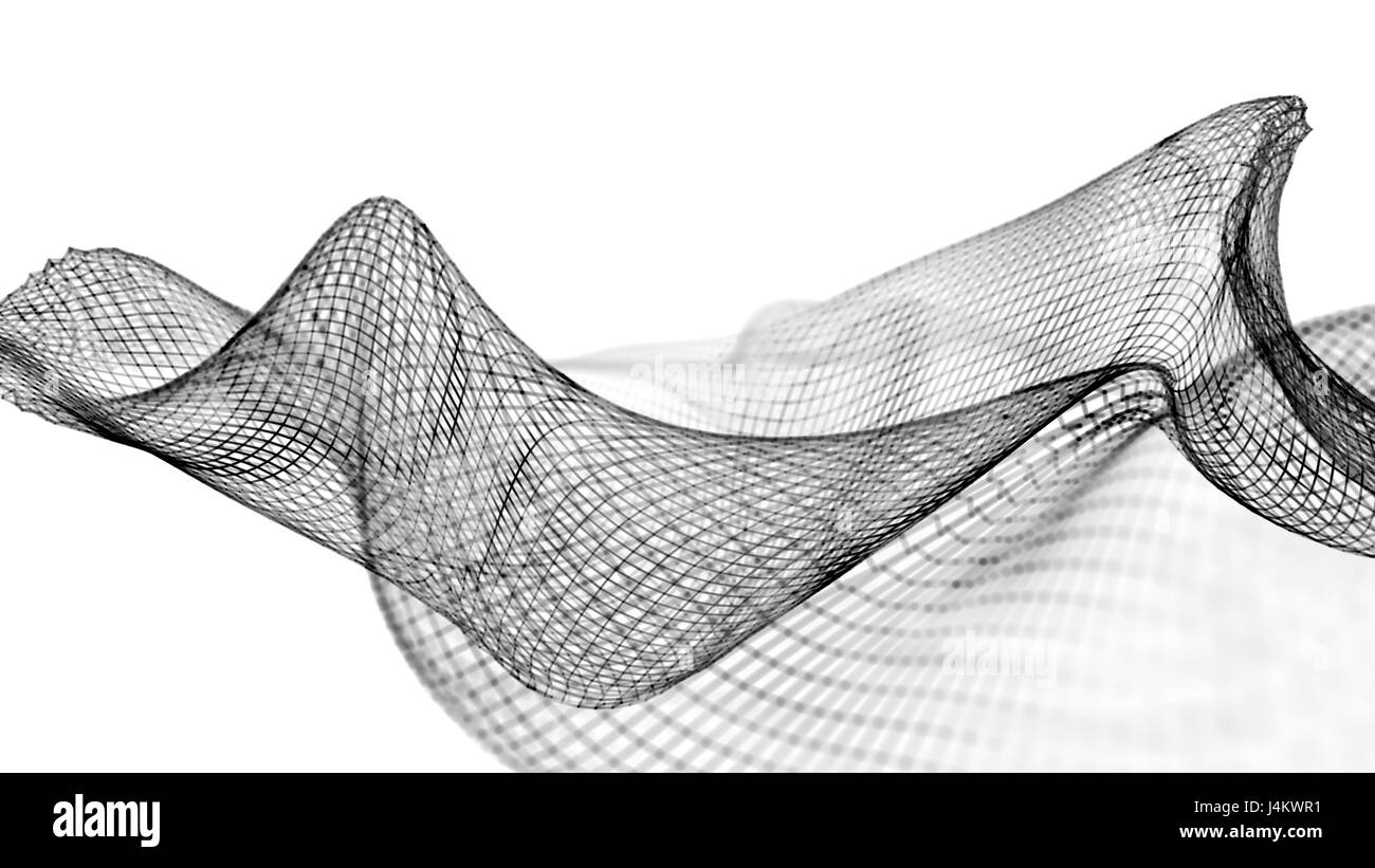 Abstract wave structure against a white background Stock Photo - Alamy