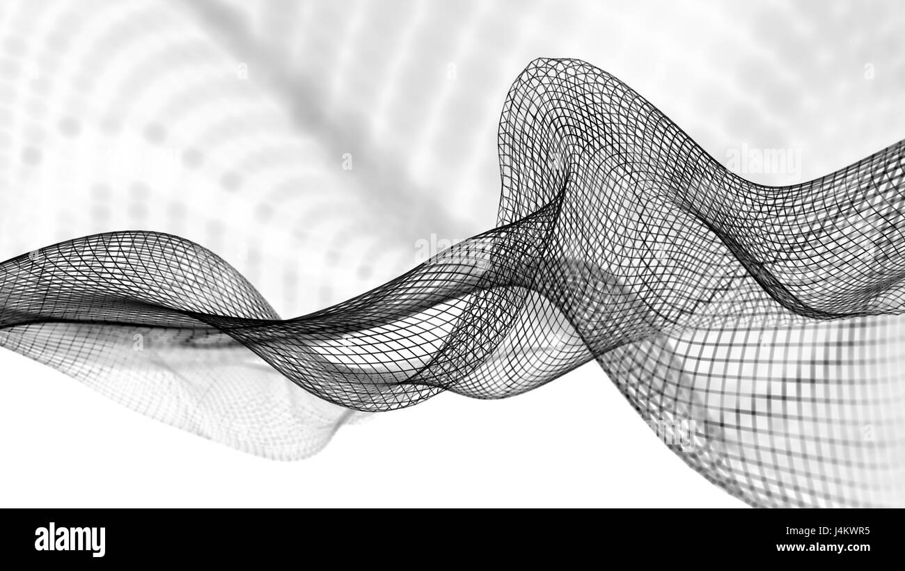 Abstract wave structure against a white background Stock Photo - Alamy