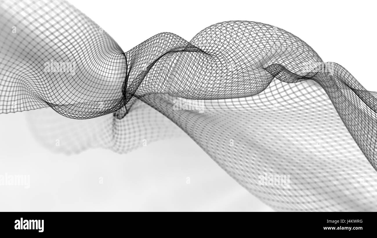 Abstract wave structure against a white background Stock Photo - Alamy