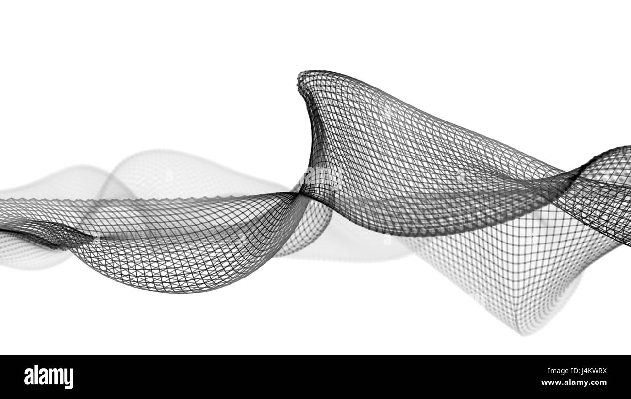 Abstract wave structure against a white background Stock Photo - Alamy