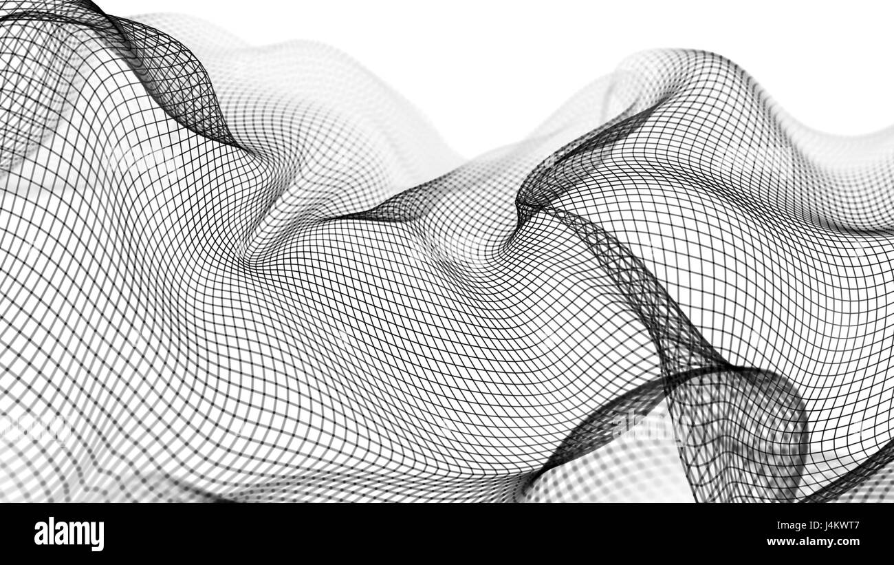 Abstract wave structure against a white background Stock Photo - Alamy