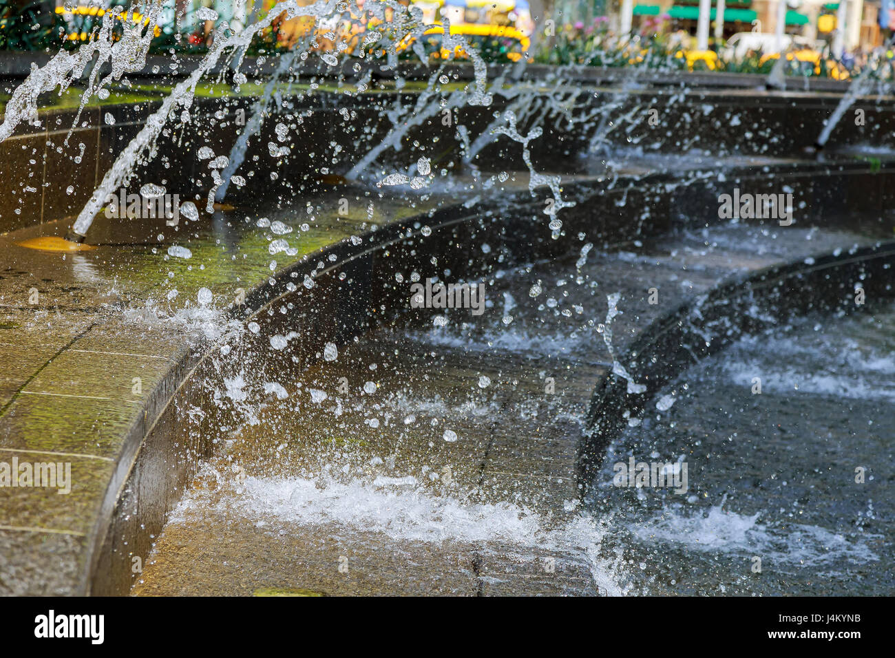 Water fountain Splash of water fountain abstract nature image stop drop ...