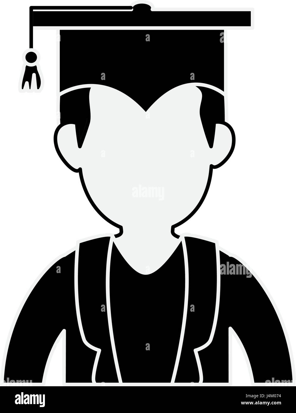 Student graduated profile Stock Vector Image & Art - Alamy