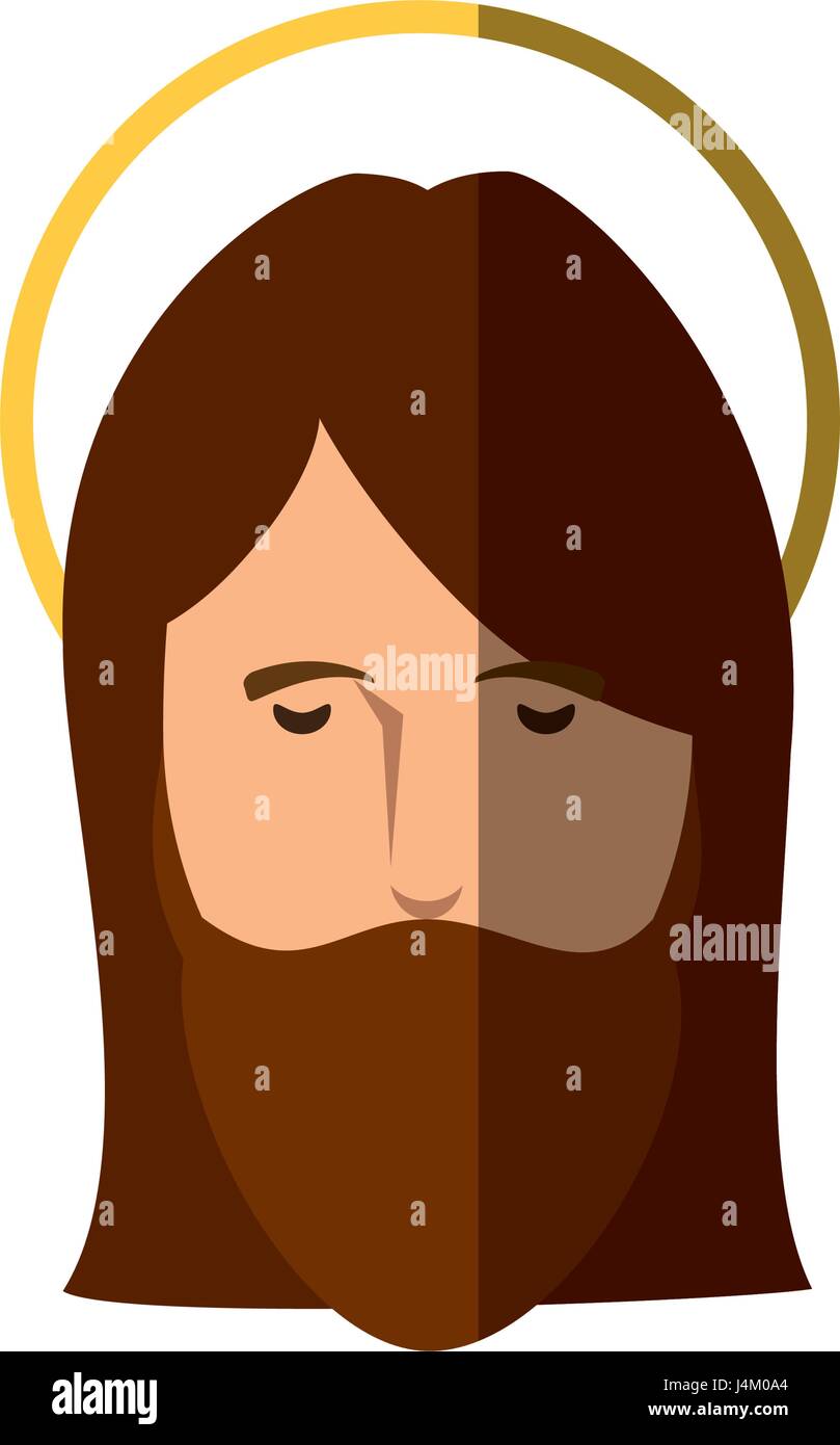 Jesuschrist face cartoon Stock Vector Image & Art - Alamy